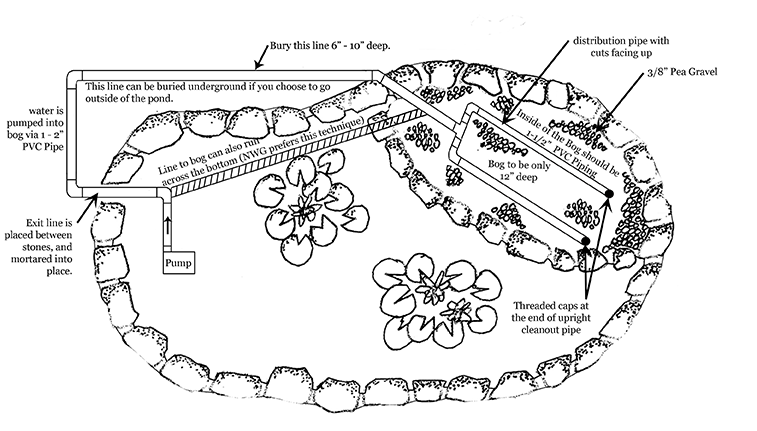 Build an Active Gravel Bog Filter | Nelson Water Gardens and Nursery